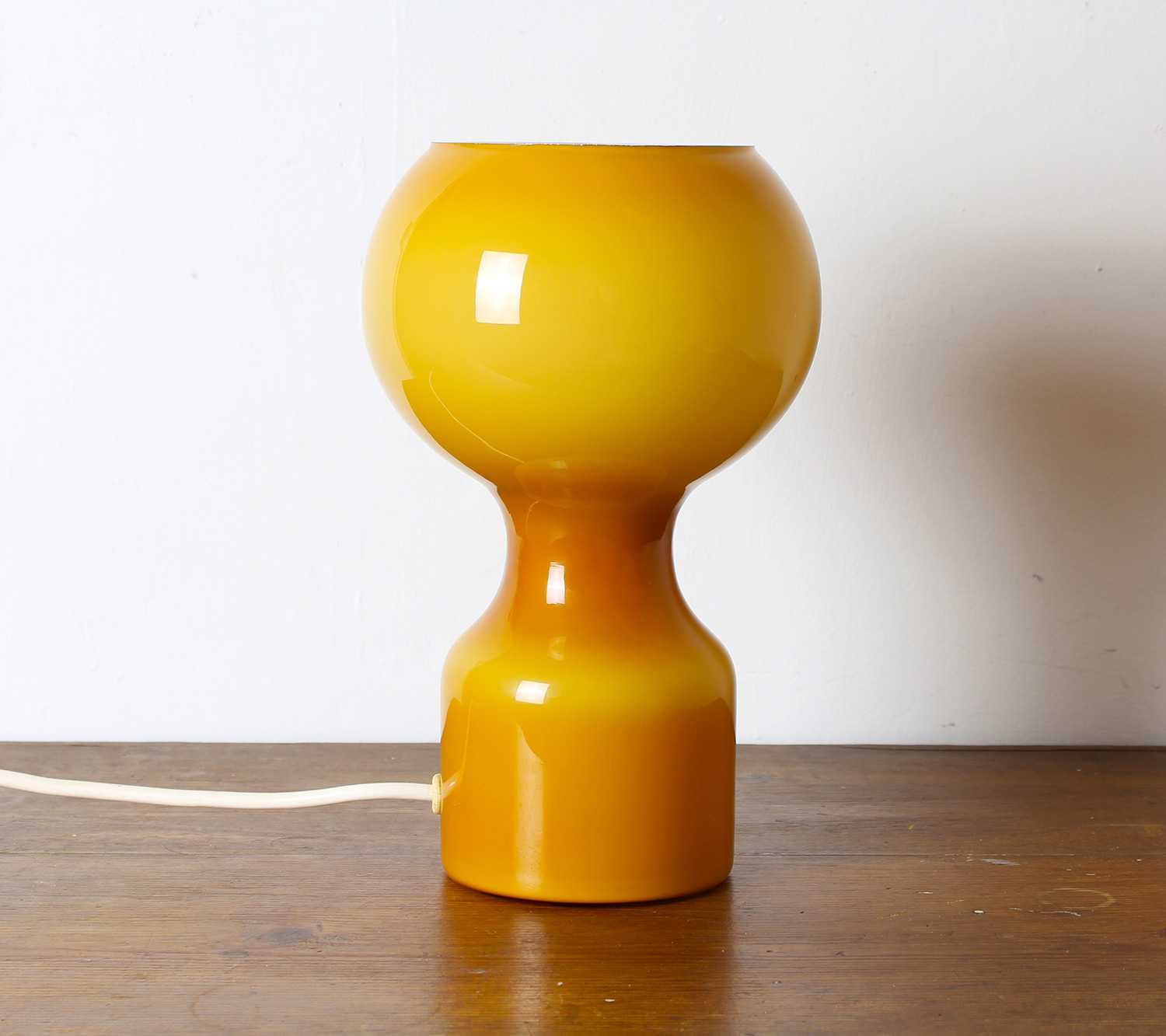 Vintage Orange Glass Table Lamp - Arc Furniture