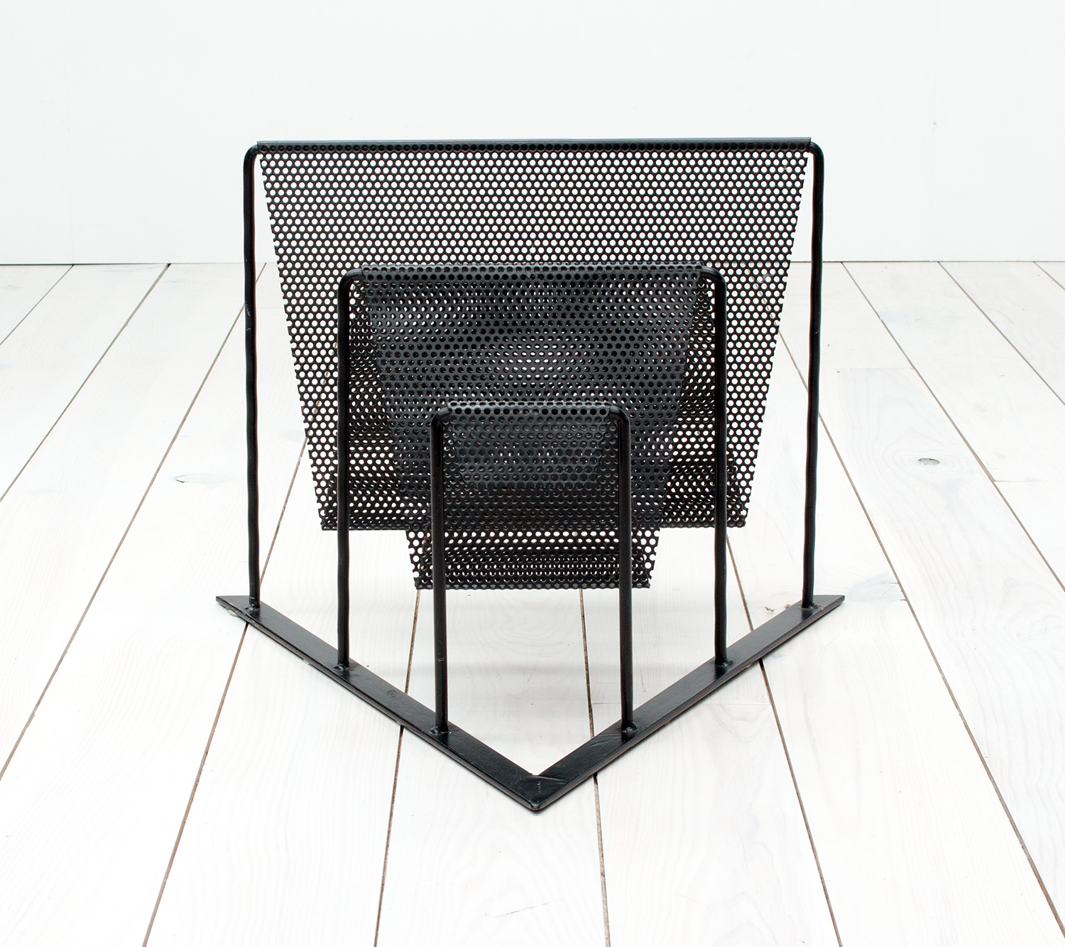 Perforated Metal Magazine Rack - Arc Furniture