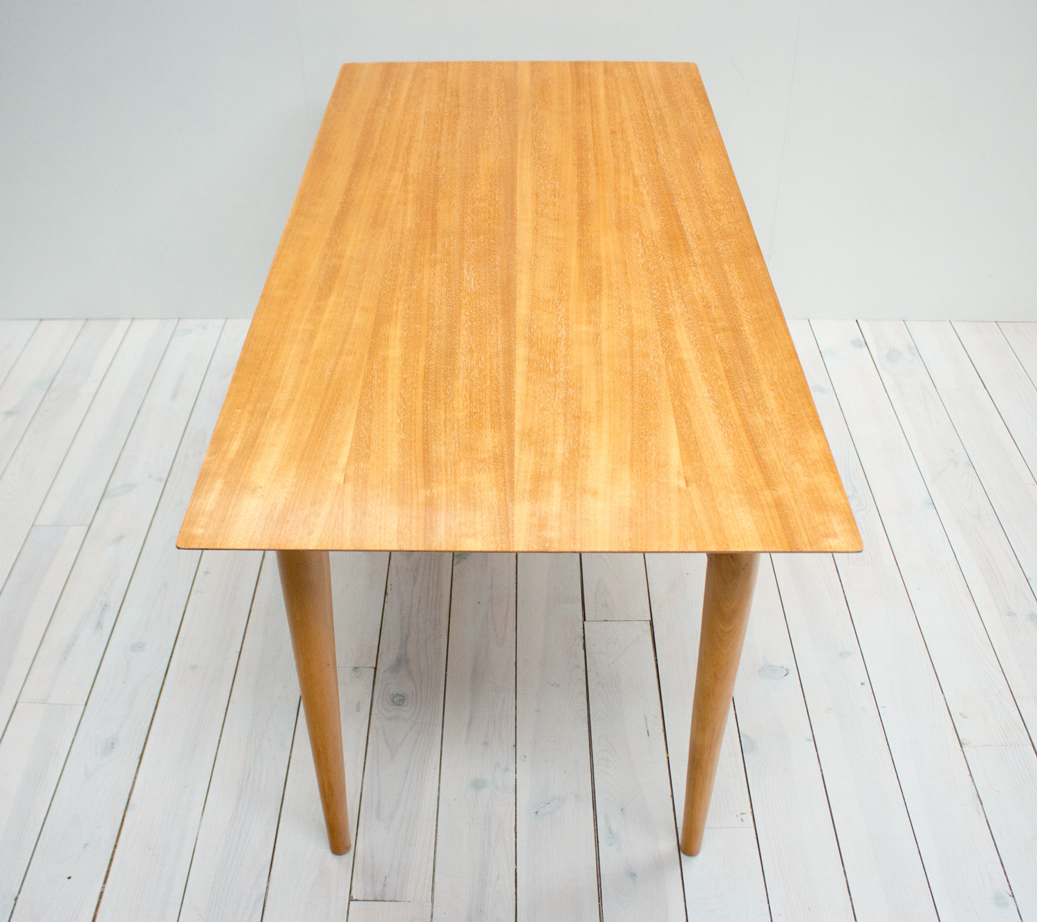 1960s Meredew Beech & Plywood Dining Table - Arc Furniture