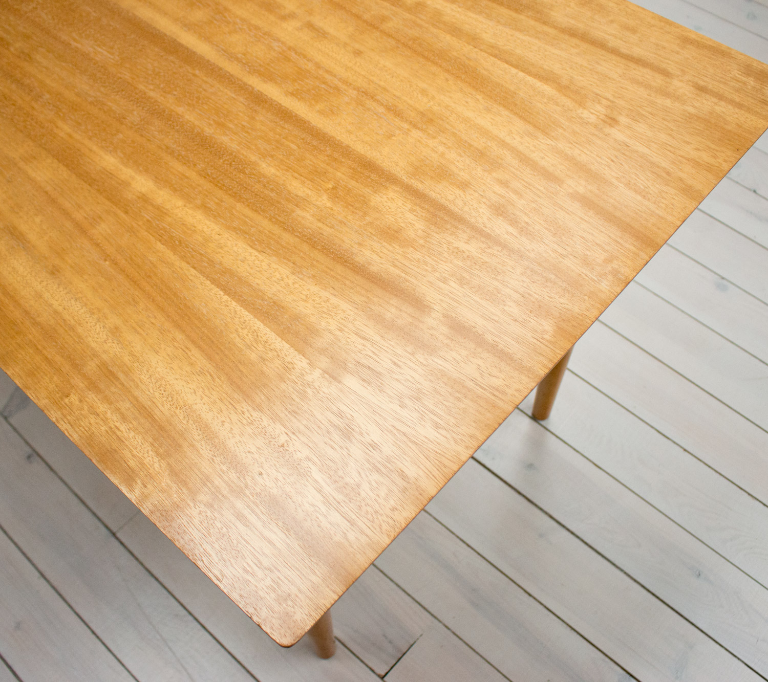 1960s Meredew Beech & Plywood Dining Table - Arc Furniture