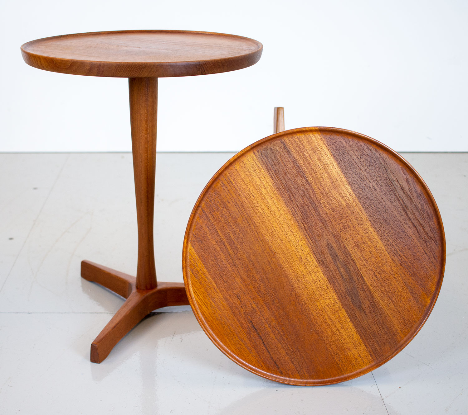 Pair of Danish Teak Side Tables by Hans C. Andersen - Arc Furniture