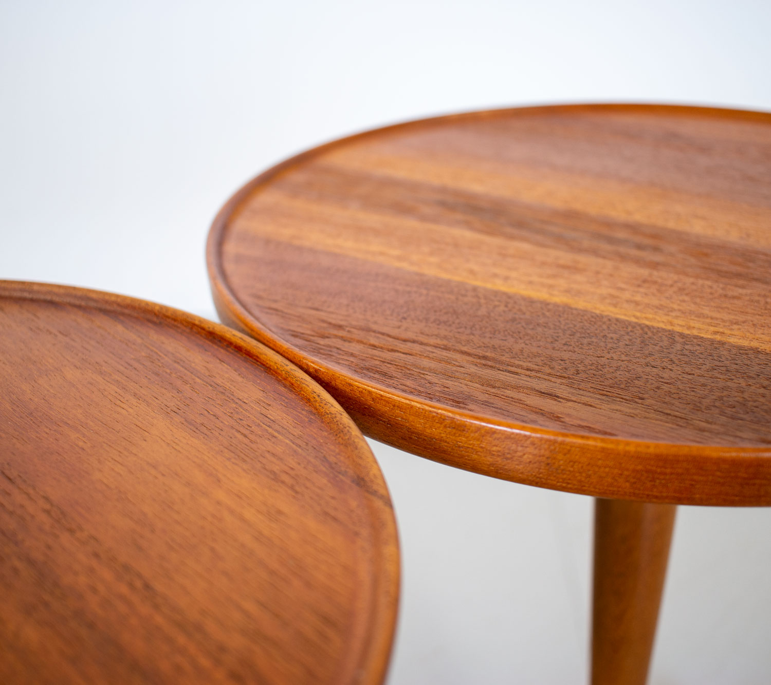 Pair of Danish Teak Side Tables by Hans C. Andersen - Arc Furniture